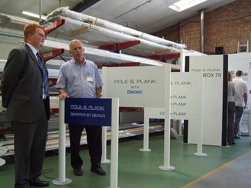 Simplex - Visitors enjoy open day - Sign Update