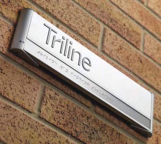 Triline wayfinding signs now available for Braille - Sign Update