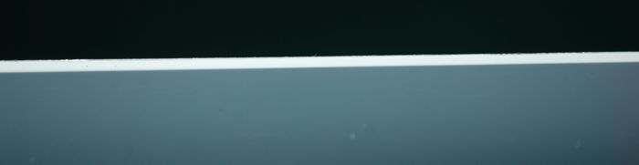 V-grooved, folded edges on Aluminium Composite - Sign Update