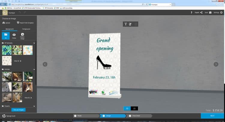 Create signs with HP - Sign Update
