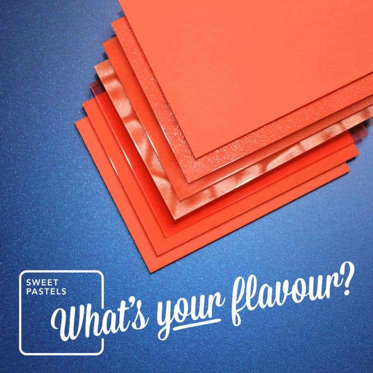 Perspex now available in Coral Candy - Sign Update