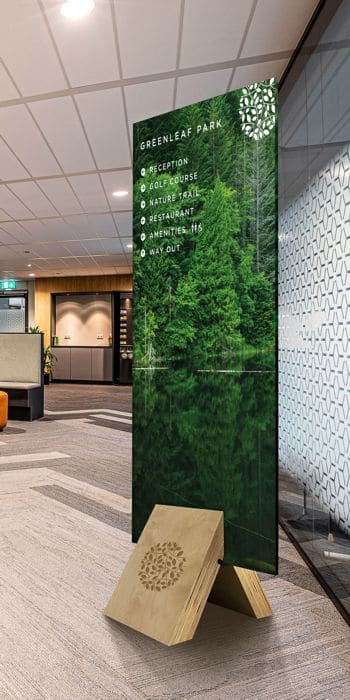 A new sustainable sign system using plywood - Sign Update