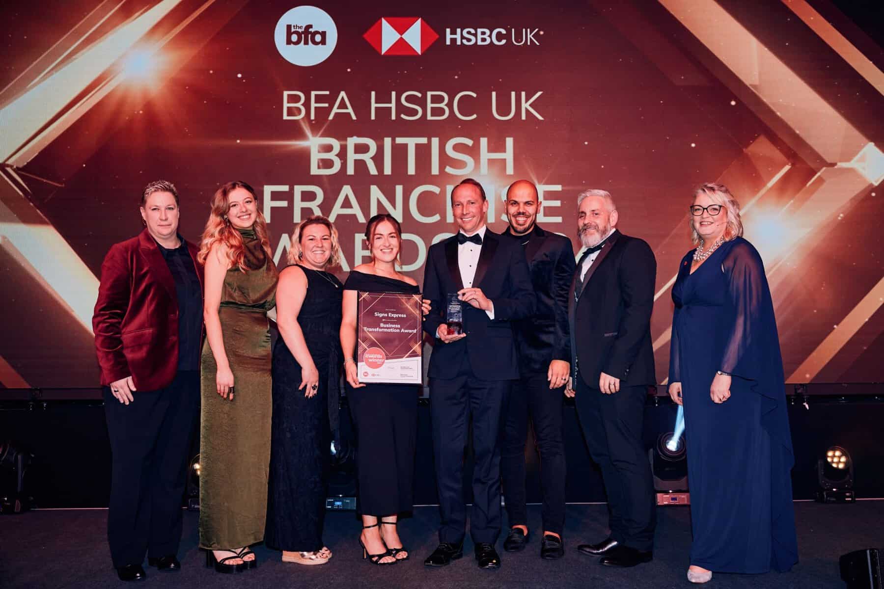 Signs Express wins at BFA HSBC UK's British Franchise Awards with Diary ...