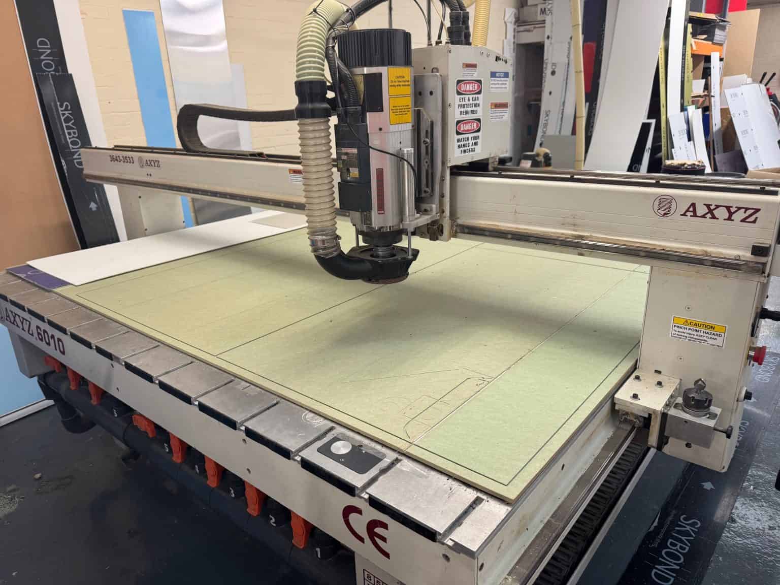 For Sale: 2008 AXYZ 6010 CNC Machine - Sign Update
