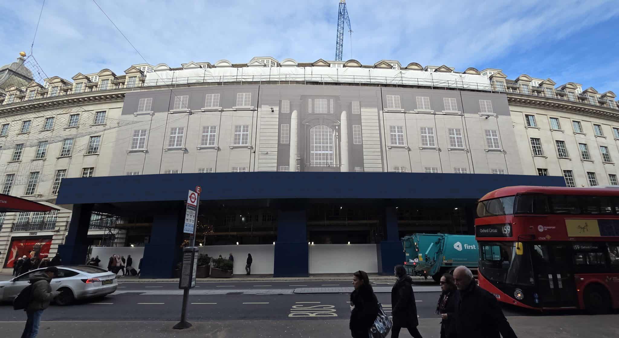 Embrace Building Wraps enhances Regent Street with Venture House wrap ...
